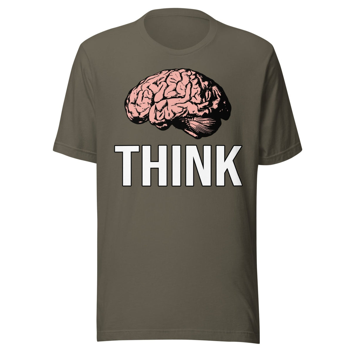 Brain Think Funny Nerd Shirt – Tee Shop USA